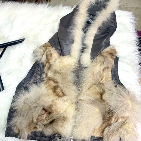 Jackets & Coats | Rabbit Furr Vest With Hood | Poshmark
